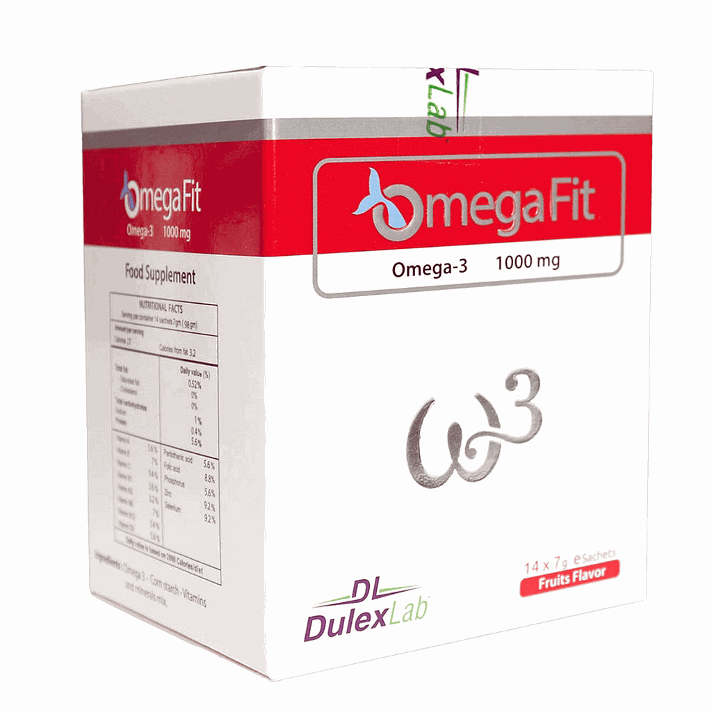 Dulex Lab Omega Fit 1000mg-14Sachets | Maxmuscle Elite
